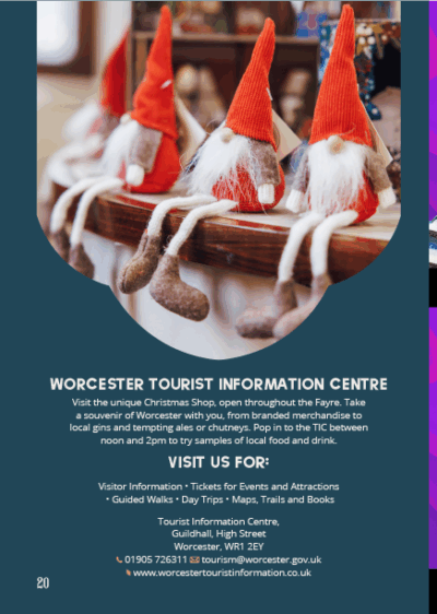 Event programme 2025 - Worcester Victorian Christmas Fayre